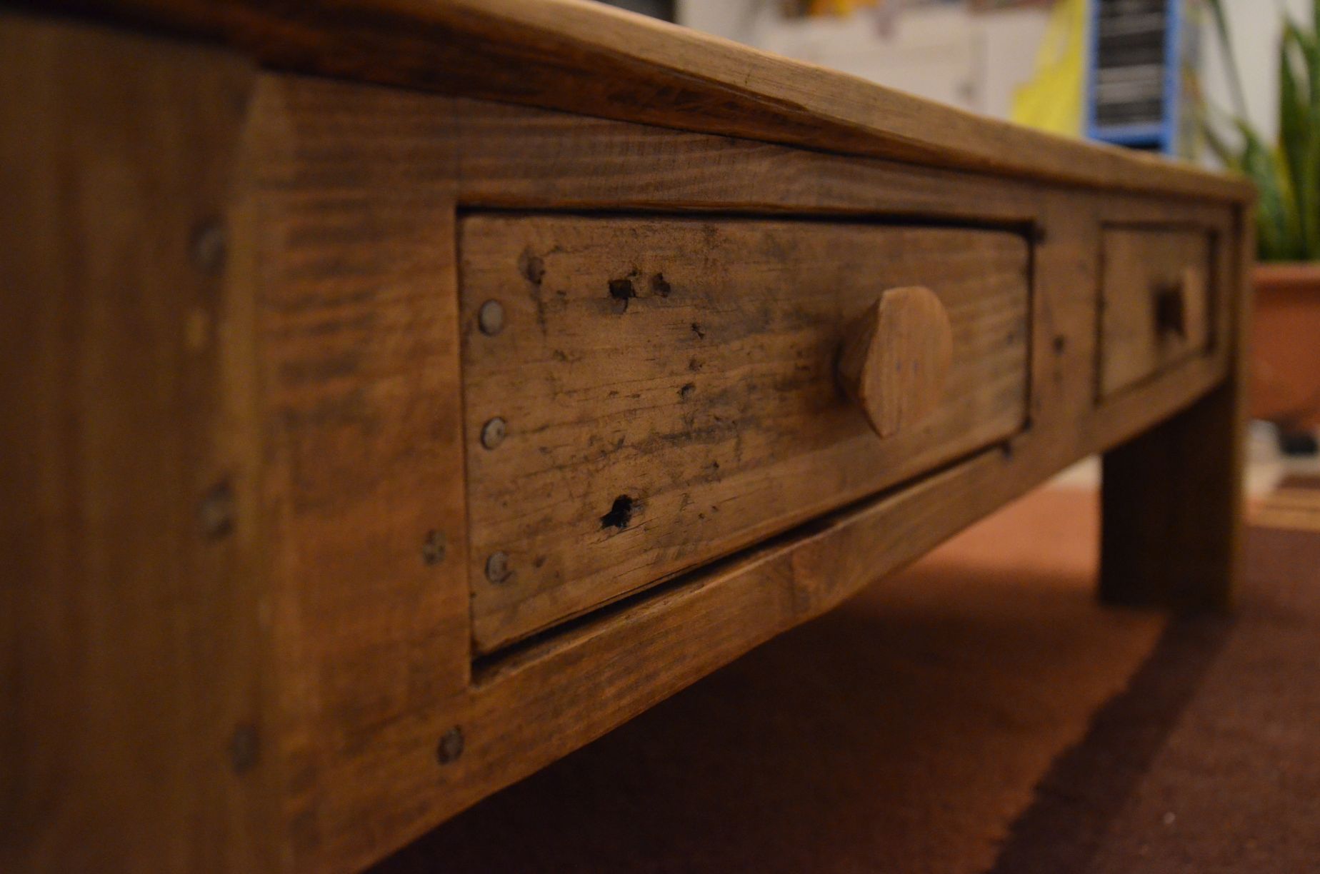 Table basse "Rustique" - Atelier Bois - Thomas Dehée